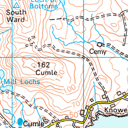 Muckle Roe and the Hams - Route Map