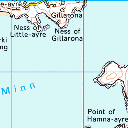 Muckle Roe and the Hams - Route Map