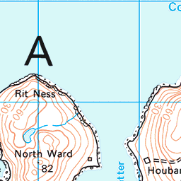 Muckle Roe and the Hams - Route Map