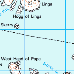 Scalloway and Bur Wick - Route Map