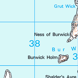 Scalloway and Bur Wick - Route Map