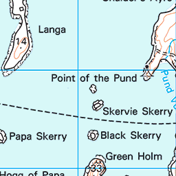 Scalloway and Bur Wick - Route Map