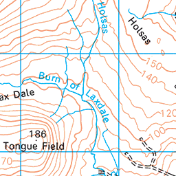 Houss Ness, East Burra - Route Map