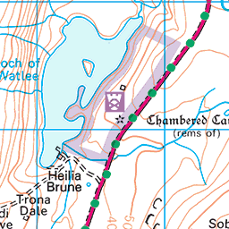 Sandwick beach and Framgord, Unst - Route Map