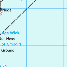 Sandwick beach and Framgord, Unst - Route Map