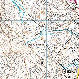 Castlebay and Ledaig shore - Route Map