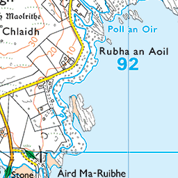 South Berneray circuit - Route Map