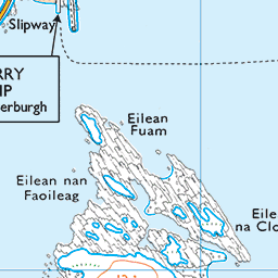 South Berneray circuit - Route Map