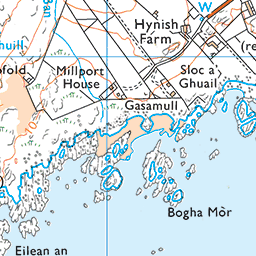 Carnan Mòr and Hynish - Route Map