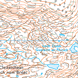Mealaisbhal from Breanais, Uig - Route Map