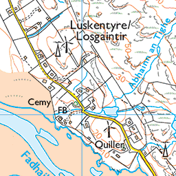 Luskentyre Sands (Losgaintir) - Route Map