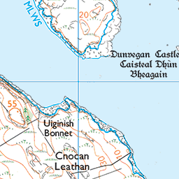 Dunvegan Two Churches Walk, Dunvegan - Route Map