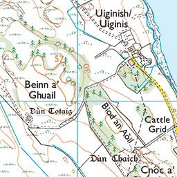 Dunvegan Two Churches Walk, Dunvegan - Route Map
