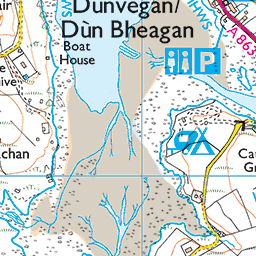 Dunvegan Two Churches Walk, Dunvegan - Route Map