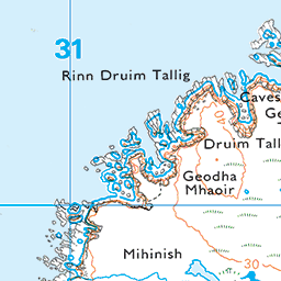 Three Lochs Circuit, Barabhas - Route Map