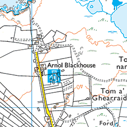 Three Lochs Circuit, Barabhas - Route Map