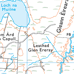 Three Lochs Circuit, Barabhas - Route Map