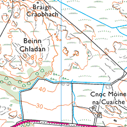 Camas Tuath, near Bunessan - Route Map