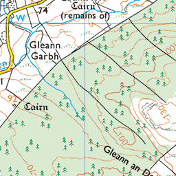 Carraig Fhada and the Singing Sands - Route Map