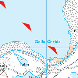 Three Lochs Circuit, Barabhas - Route Map