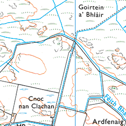 Camas Tuath, near Bunessan - Route Map