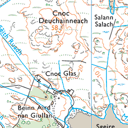 Camas Tuath, near Bunessan - Route Map