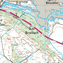 Camas Tuath, near Bunessan - Route Map