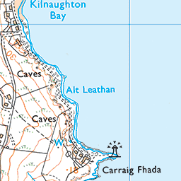 Carraig Fhada and the Singing Sands - Route Map