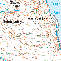 Camas Tuath, near Bunessan - Route Map