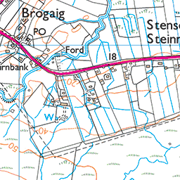 Staffin slipway and An Corran beach circuit - Route Map