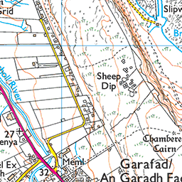 Staffin slipway and An Corran beach circuit - Route Map