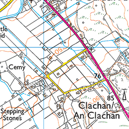 Staffin slipway and An Corran beach circuit - Route Map