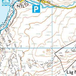 The Spar Cave, near Elgol - Route Map