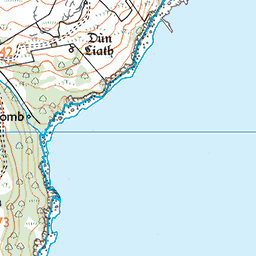 The Spar Cave, near Elgol - Route Map