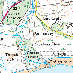 Corran sands and river circuit - Route Map