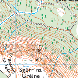Aoineadh Mòr Cleared Village, Morvern - Route Map