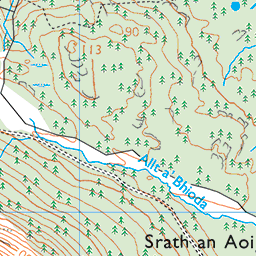 Aoineadh Mòr Cleared Village, Morvern - Route Map