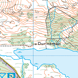 Aoineadh Mòr Cleared Village, Morvern - Route Map