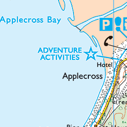 Applecross House and Walled Garden walks - Route Map