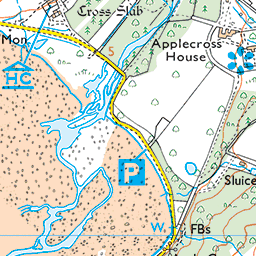 Applecross House and Walled Garden walks - Route Map