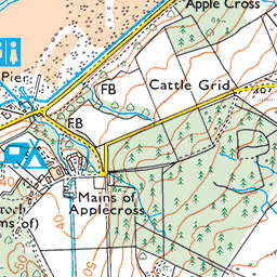Applecross House and Walled Garden walks - Route Map
