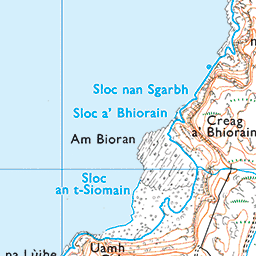 Ellenabeich hillwalk, Isle of Seil - Route Map