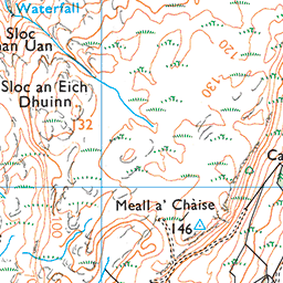 Ellenabeich hillwalk, Isle of Seil - Route Map