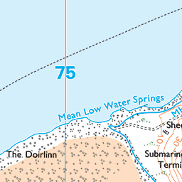 Davaar Island and the Crucifixion Cave - Route Map