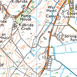Ellenabeich hillwalk, Isle of Seil - Route Map