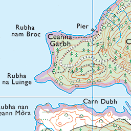 Loch Shiel viewpoints walk, Polloch - Route Map