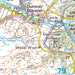 Duirinish and Drumbuie coast - Route Map