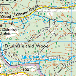 Duirinish and Drumbuie coast - Route Map