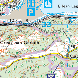 Duncraig Castle from Plockton - Route Map