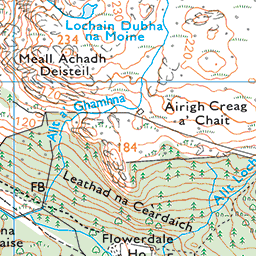 Flowerdale Glen, Gairloch - Route Map